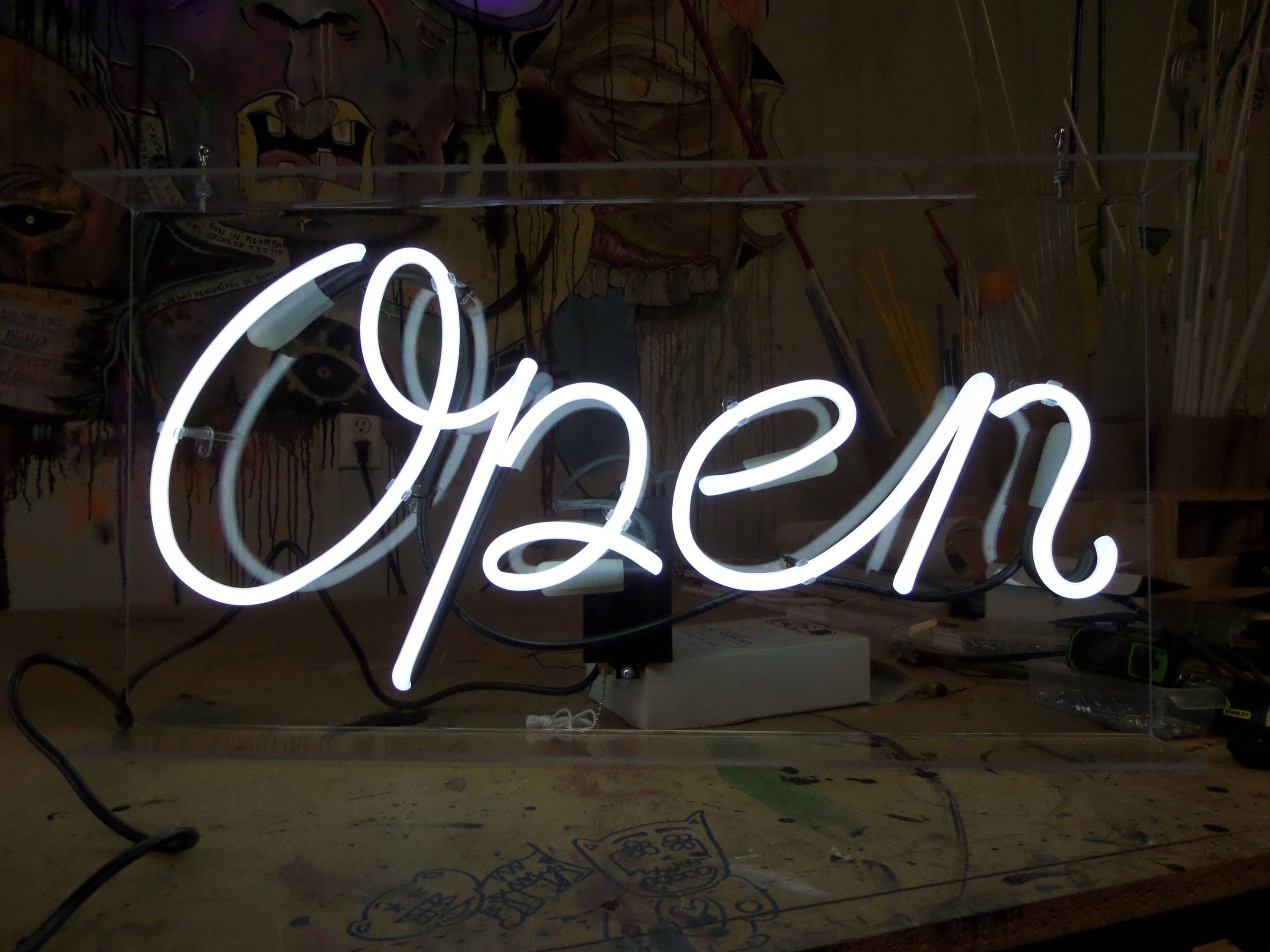 Custom Neon Open Sign - Etsy