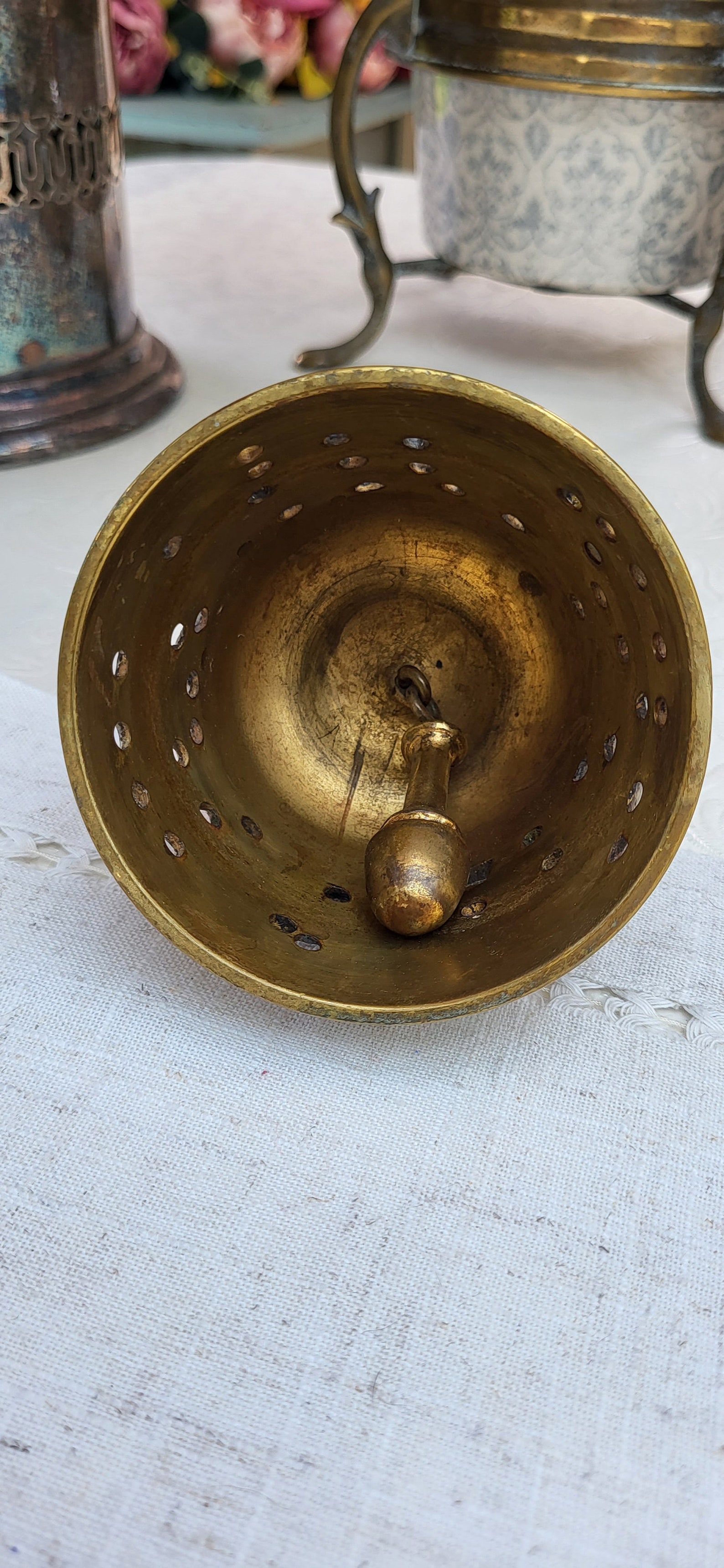 Vintage Bell | Vintage Brass Bell | Hand Bell | Vintage Sanctus Bell ...
