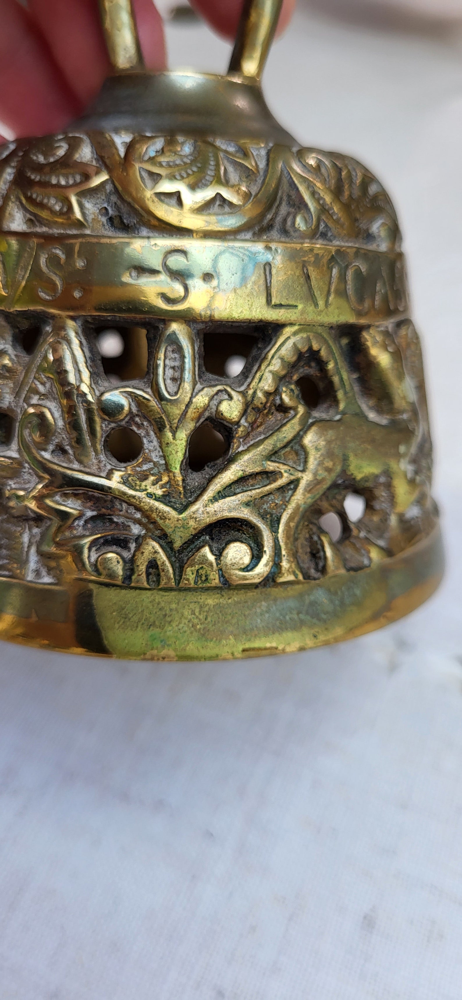 Vintage Bell | Vintage Brass Bell | Hand Bell | Vintage Sanctus Bell ...