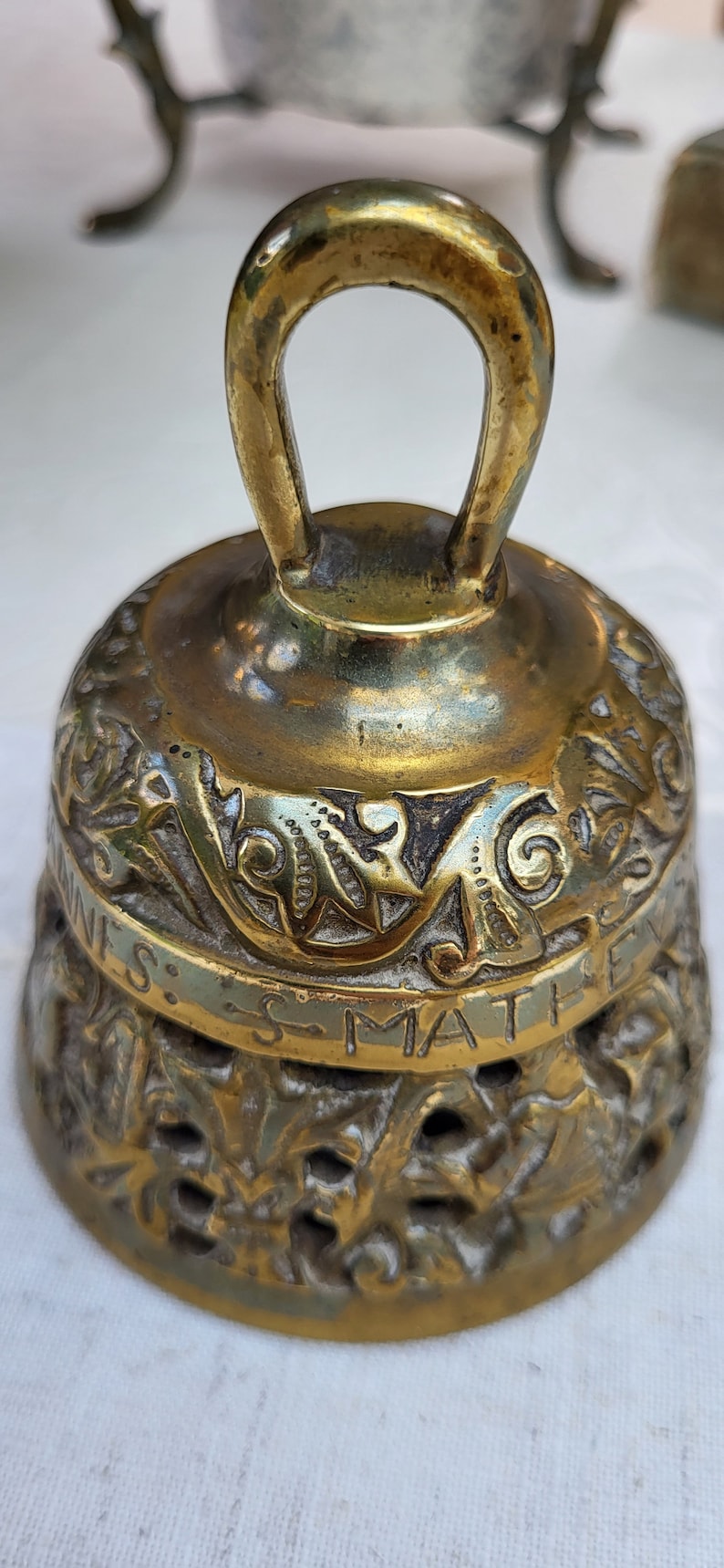 Vintage Bell | Vintage Brass Bell | Hand Bell | Vintage Sanctus Bell ...