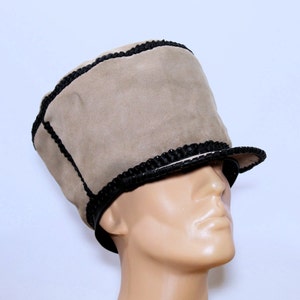 Rasta Leather Tam, Leather Crown for Locs, Dennis Brown Crown, Rasta ...