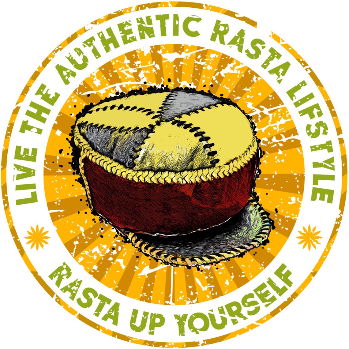 Rasta Leather Hat / Hand Crafted Rasta Hat Made From Genuine | Etsy