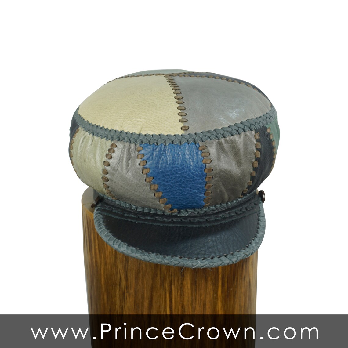 Small Leather Cap Fitted Cap for Locs Rasta Leather Tam - Etsy