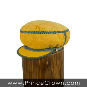 Small Leather Cap, Fitted Cap for Locs, Rasta Leather Tam, Rastafarian ...