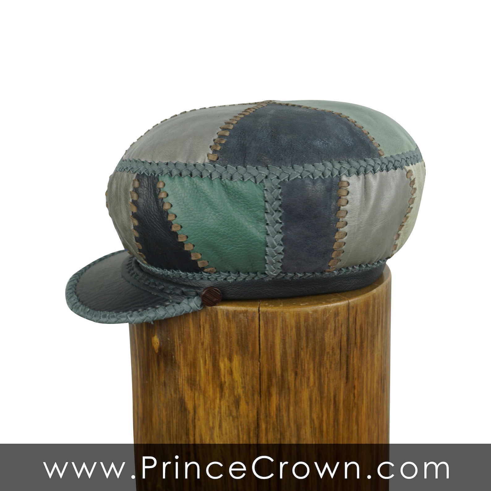 Small Leather Cap Fitted Cap for Locs Rasta Leather Tam - Etsy