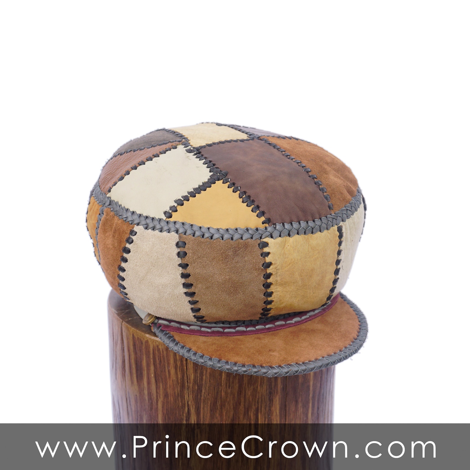 Handmade Leather Rasta Tam for Locs, Fitted Cap (22 Inches) - Etsy
