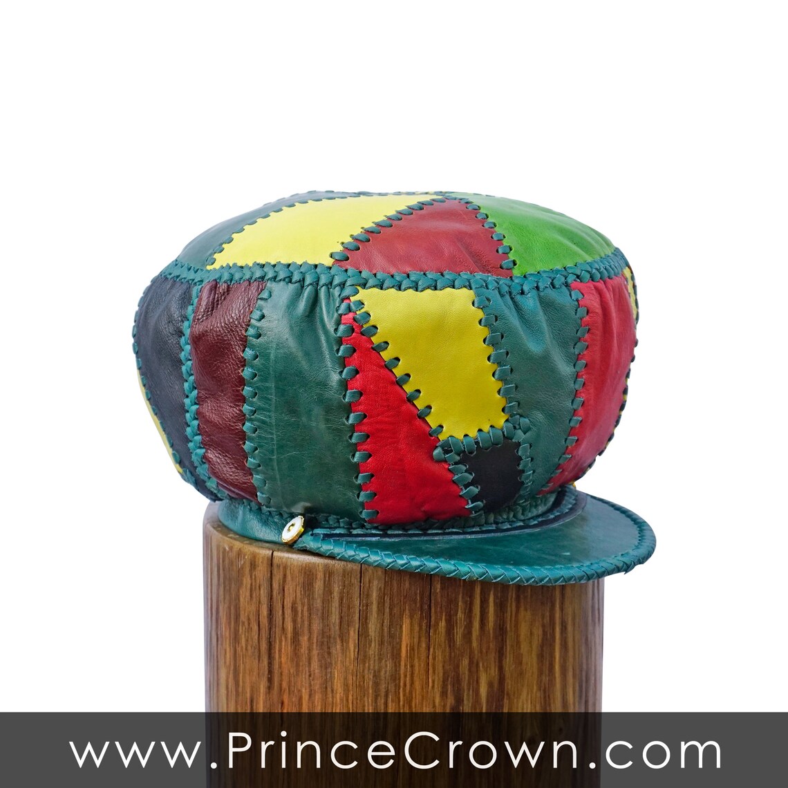 Rasta Leather Hat Flabba Holt Leather Hat Rasta Locs Cap | Etsy