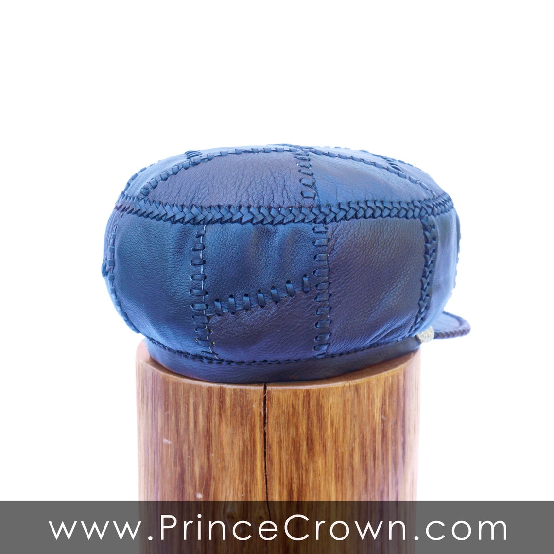 Large Leather Cap Fitted Cap for Locs Rasta Leather Tam - Etsy