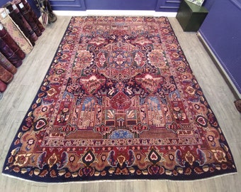 Red Persian Rug | Etsy