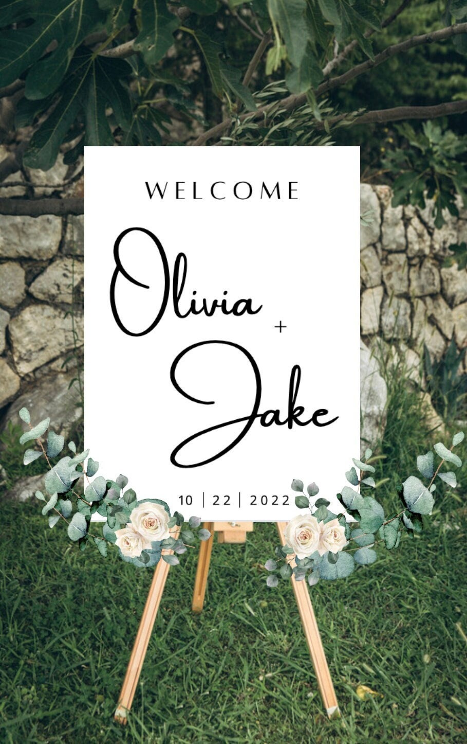 Welcome Sign. Digital Download Template - Etsy