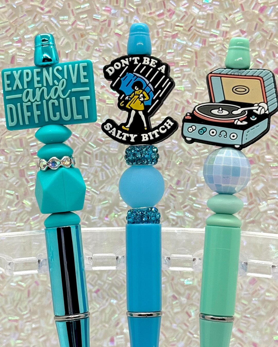 Expensive Difficult Pen Salty B Pens Vintage Record Player Gift Cute ...