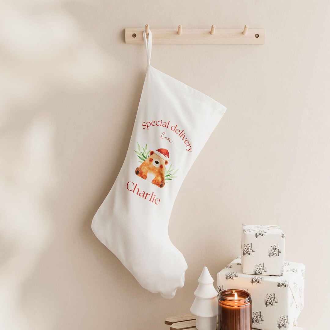 Personalised Christmas Stocking for Kids, Childrens Stocking, Stocking ...