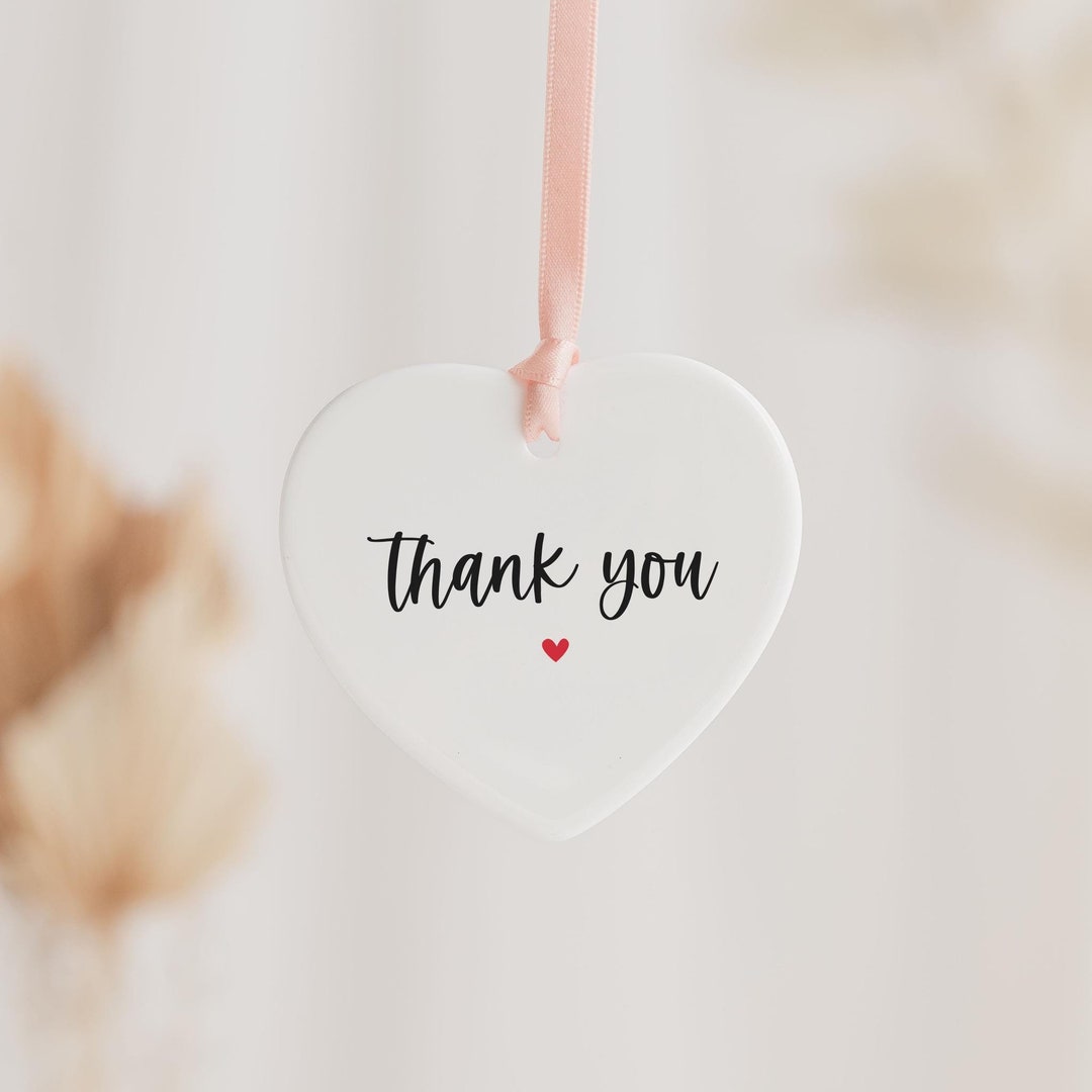 Thank You Gift Thank You Heart Appreciation Gift Thank You Friend Thank ...