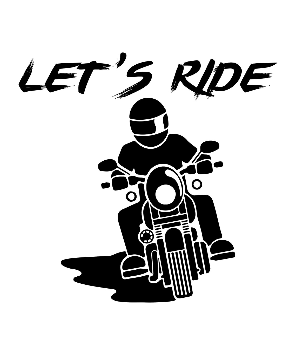 Lets Ride SVG Motorcycle Rider SVG Put Something Exciting | Etsy