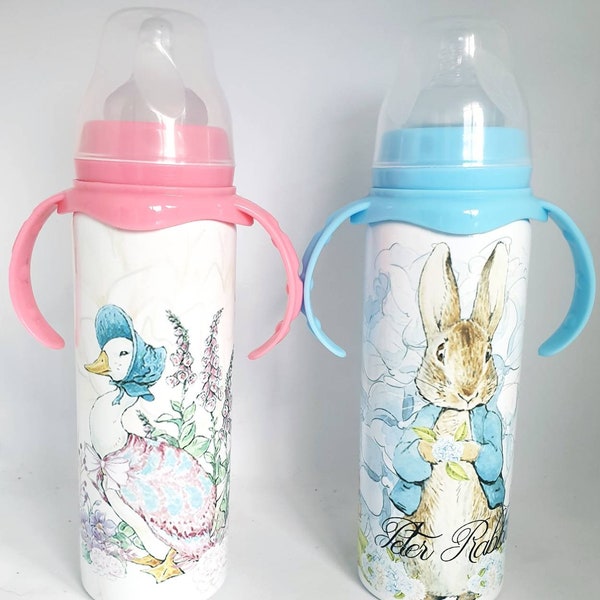 Glass Baby Bottle - Etsy UK