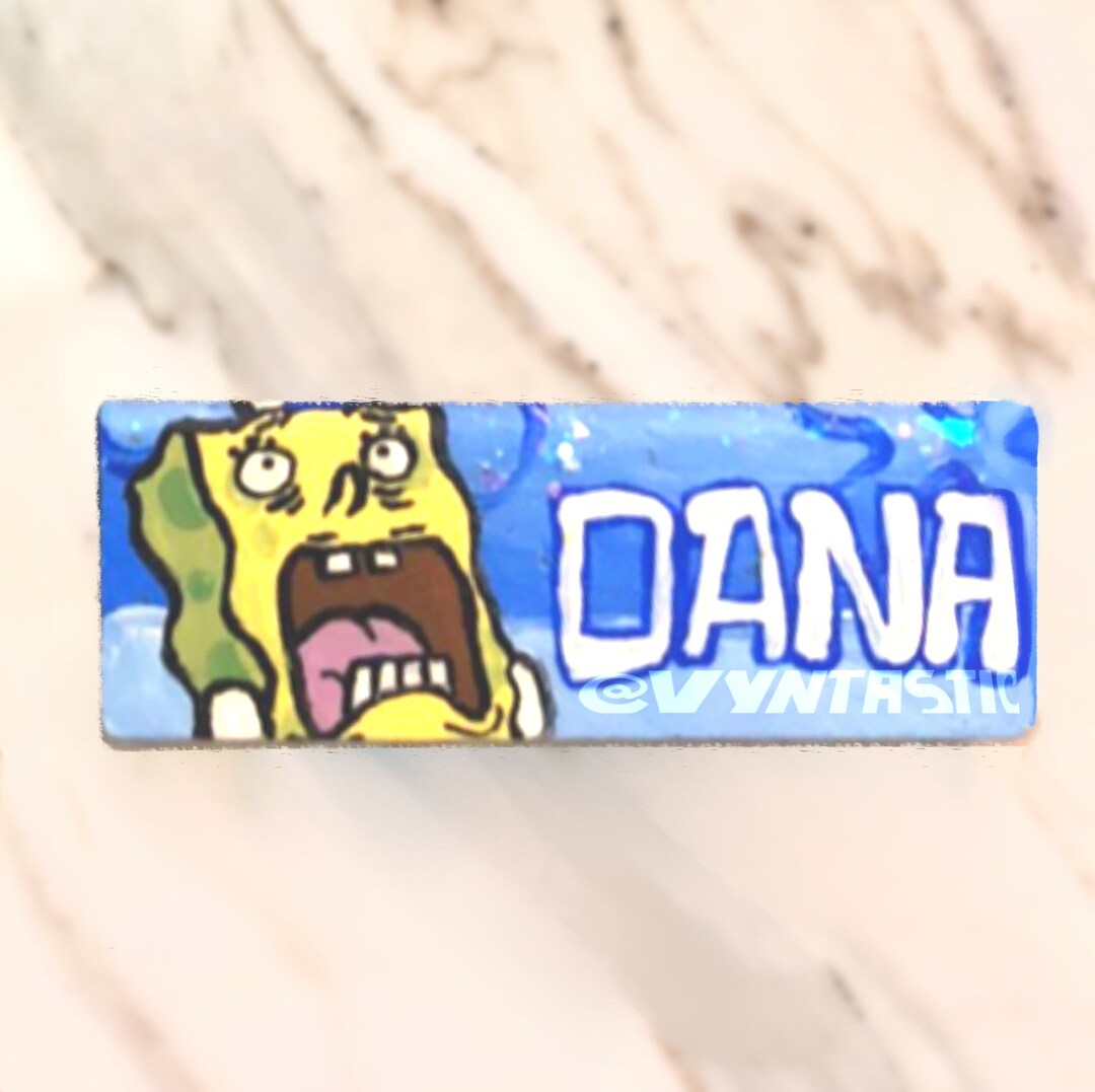 Spongebob 'soiled It' Barista Apron Name Tag for Baristas and Customer ...
