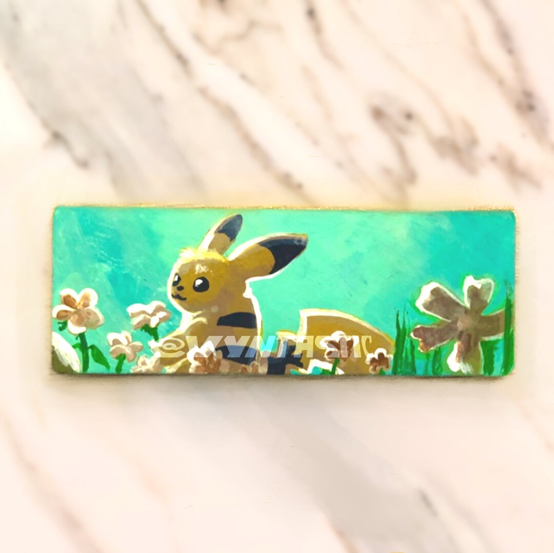 Painterly Pikachu Starbucks Apron Name Tag - Etsy
