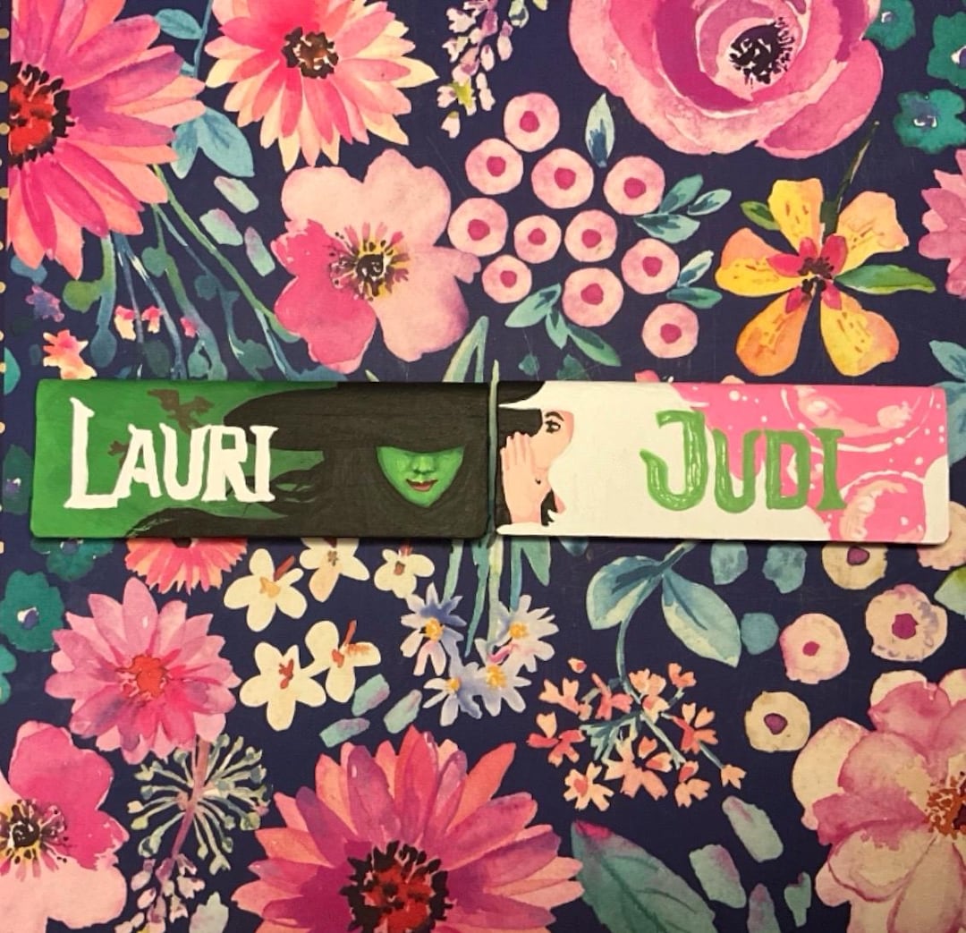 Wicked Glinda Elphaba Hand-painted Name Tag, Custom Barista Badge - Etsy