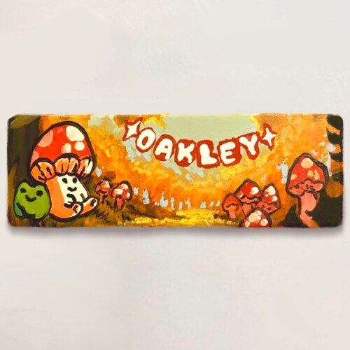 Cottagecore Hand-painted Name Tags for Customer Service - Etsy