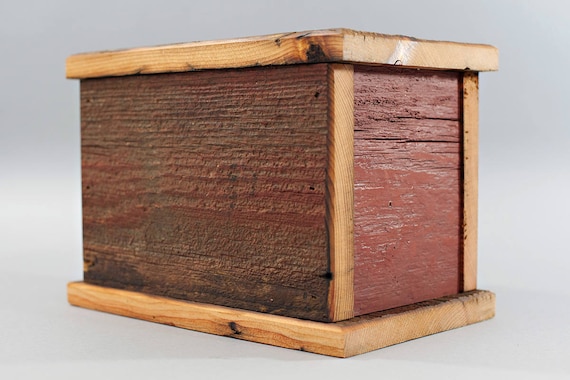 Reclaimed Barn Wood Urn Heirloom Pine Cremation Urn Natural | Etsy