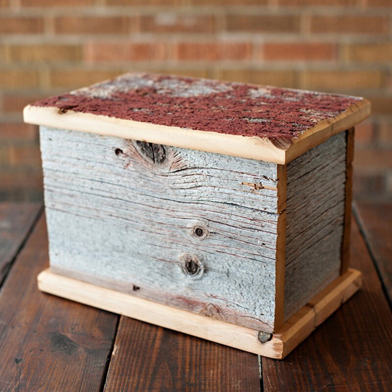 Reclaimed Barn Wood Urn - Etsy