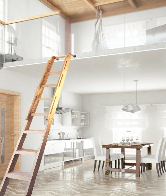 Handmade Wood Loft Ladder - Etsy