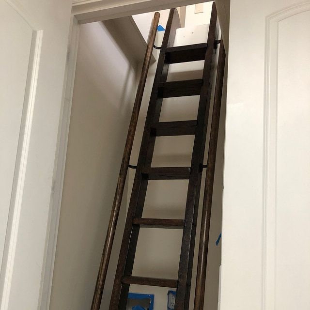Handmade Wood Loft Ladder - Etsy