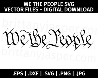 We the people svg | Etsy