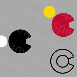 Colorado State Flag SVG Vector Clip Art - Cut Files for Cricut ...