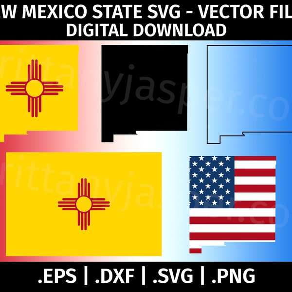 New Mexico Outline - Etsy