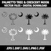 South Carolina State Flag Palmetto Tree & Moon | SC Flag Palm Tree ...