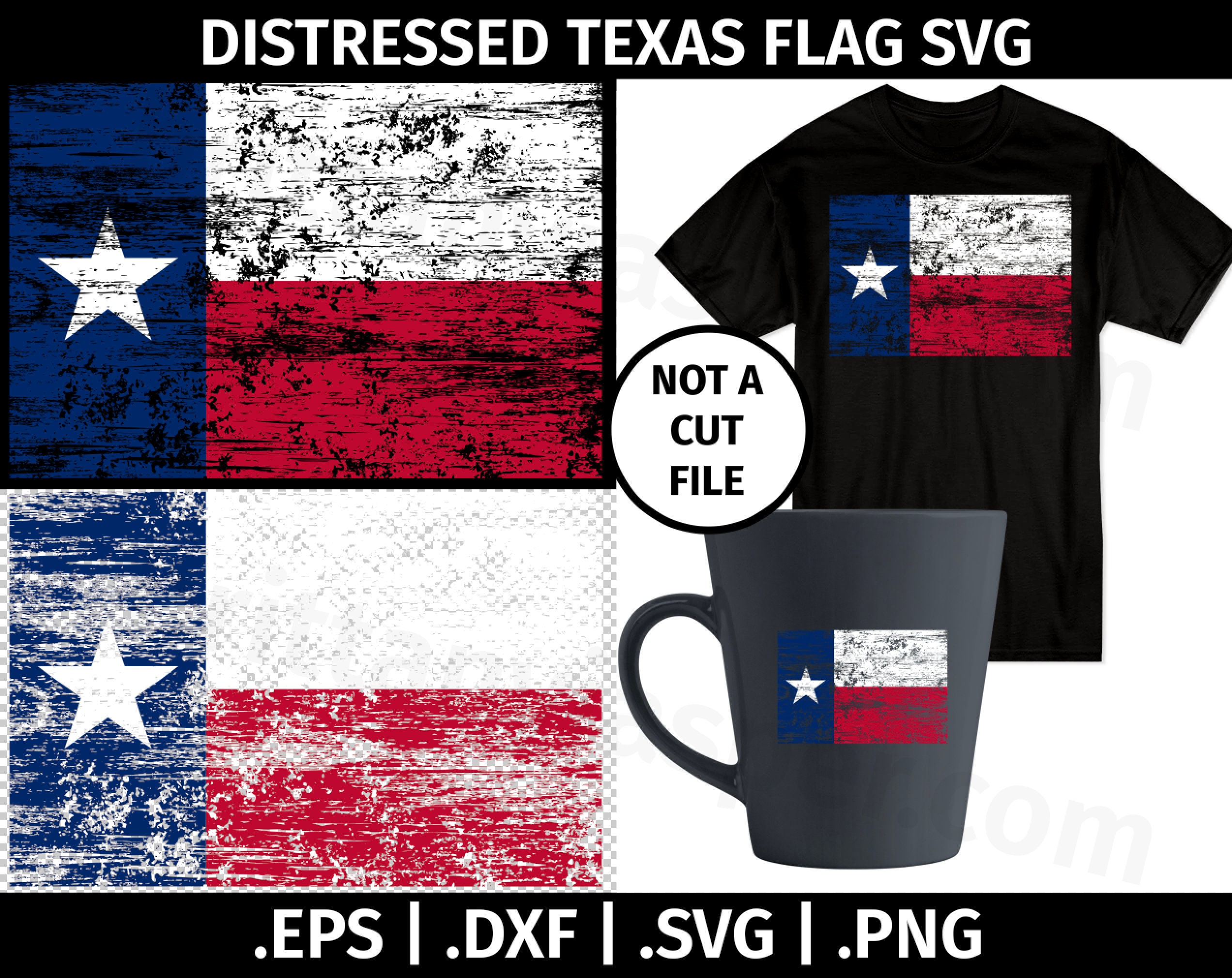 Paper, Party & Kids Texas Distressed Flag SVG Texas Svg Distressed Flag ...