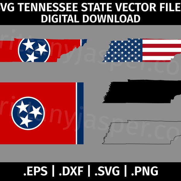 Tennessee Flag Svg Files - Etsy