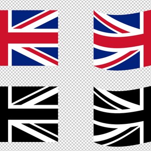 United Kingdom Flag SVG Vector Clip Art Cutting Files for - Etsy