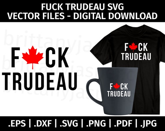 Fuck Trudeau SVG Vektor Clip Art Bundle Cut Files for | Etsy Österreich