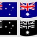 Australia Flag SVG Vector Clip Art - Cutting Files for Cricut ...