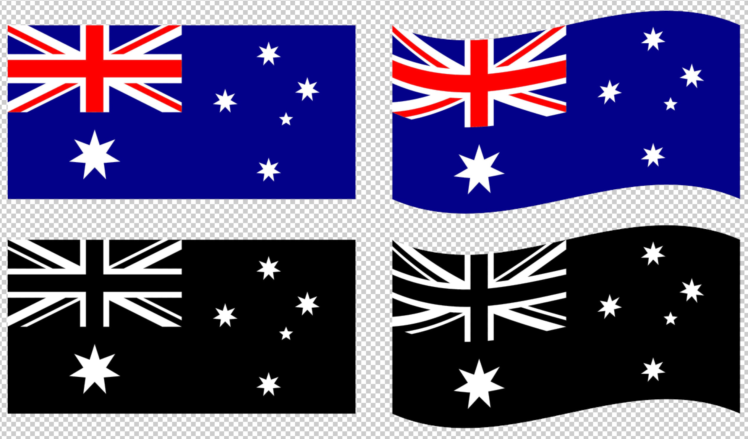 Australia Flag SVG Vector Clip Art Cutting Files for Cricut | Etsy