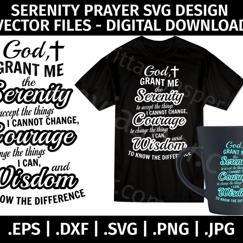 Serenity Prayer - Etsy