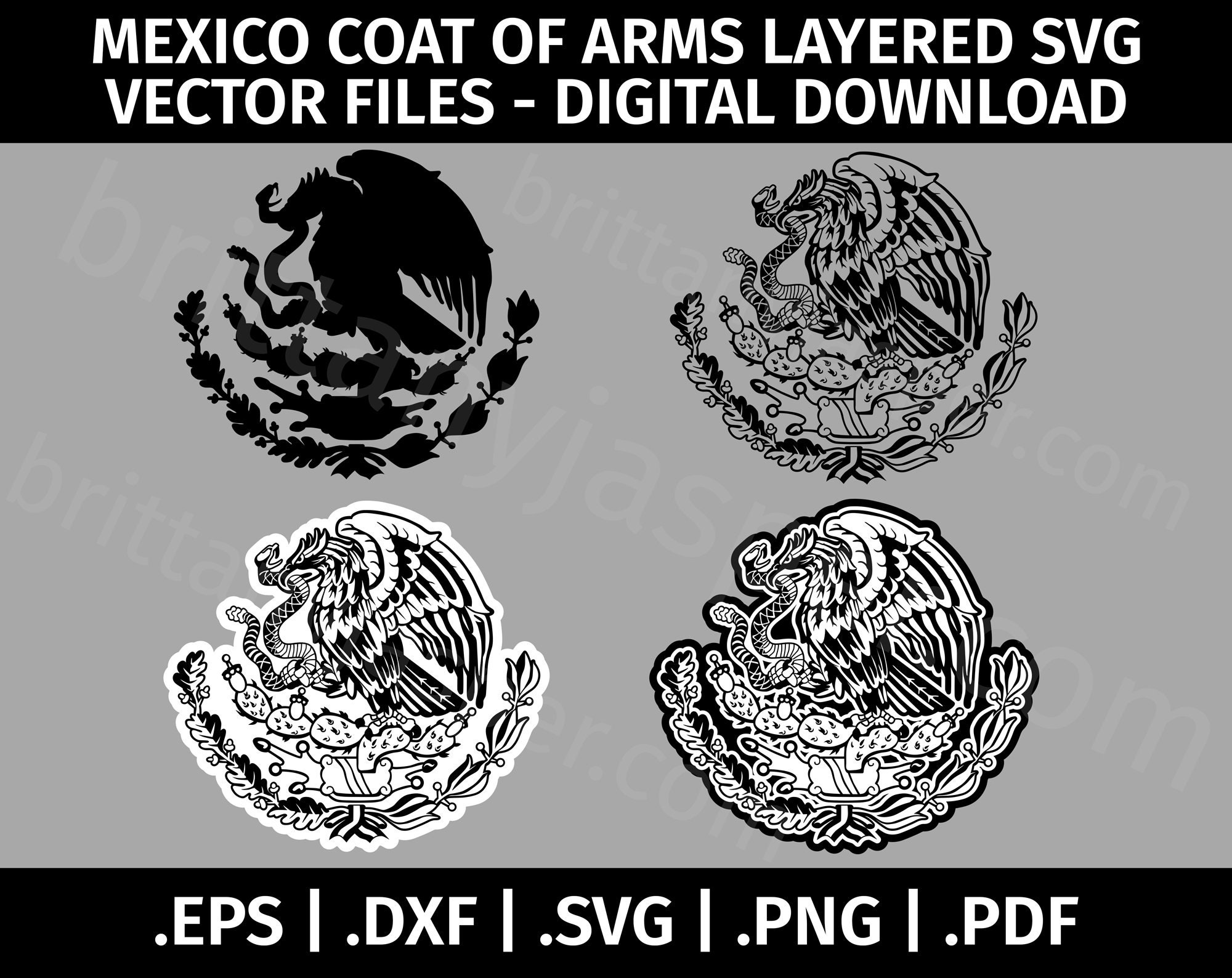 Mexican Coat Of Arms Vector