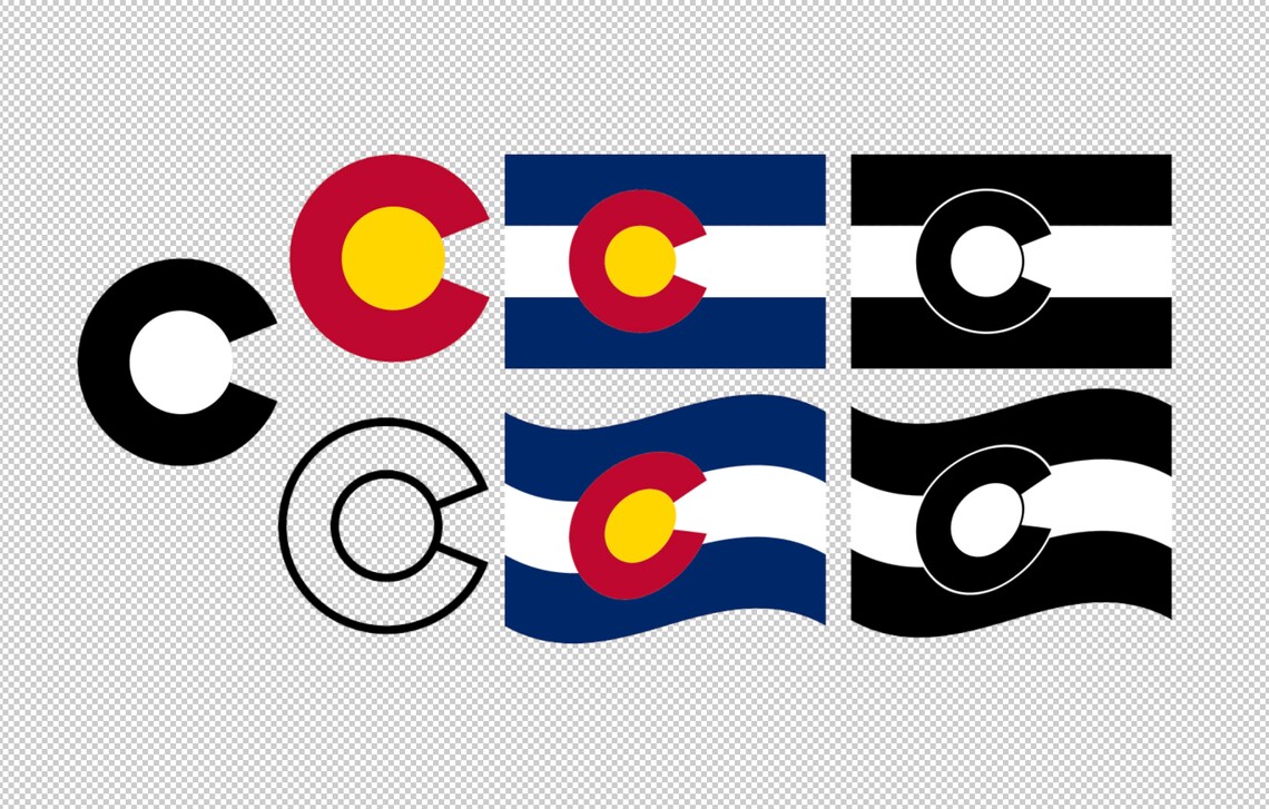Colorado State Flag SVG Vector Clip Art - Cut Files for Cricut ...
