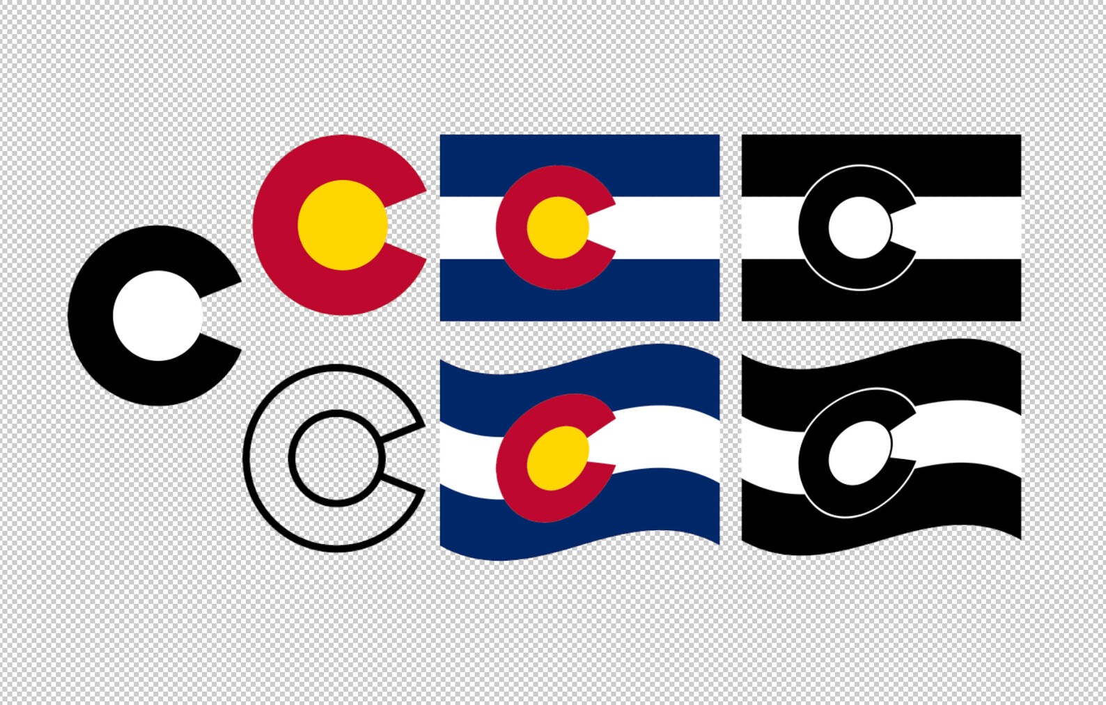 Colorado State Flag SVG Vector Clip Art - Cut Files for Cricut ...