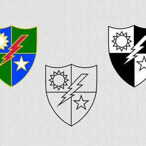 Army 75th Ranger Regiment Unit Crest DUI SVG - Vector Clip Art - Cut ...