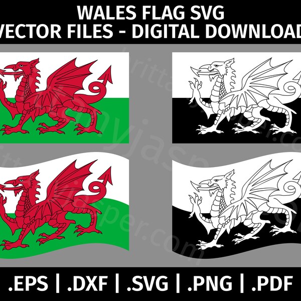 Welsh Flag - Etsy