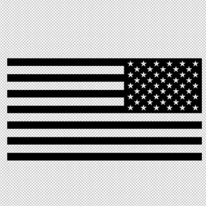 Reverse American Flag SVG - United States of America Flag Vector Clip ...