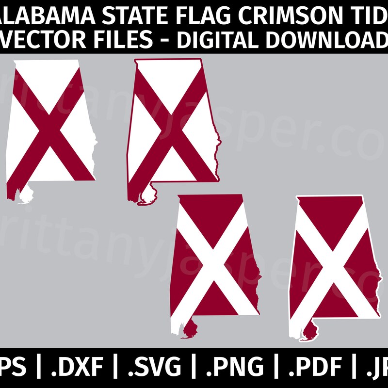 Alabama Crimson Tide Svg - Etsy