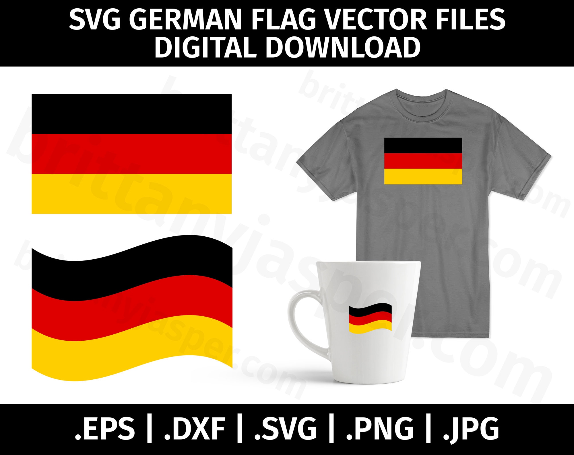 German Flag Clip Art