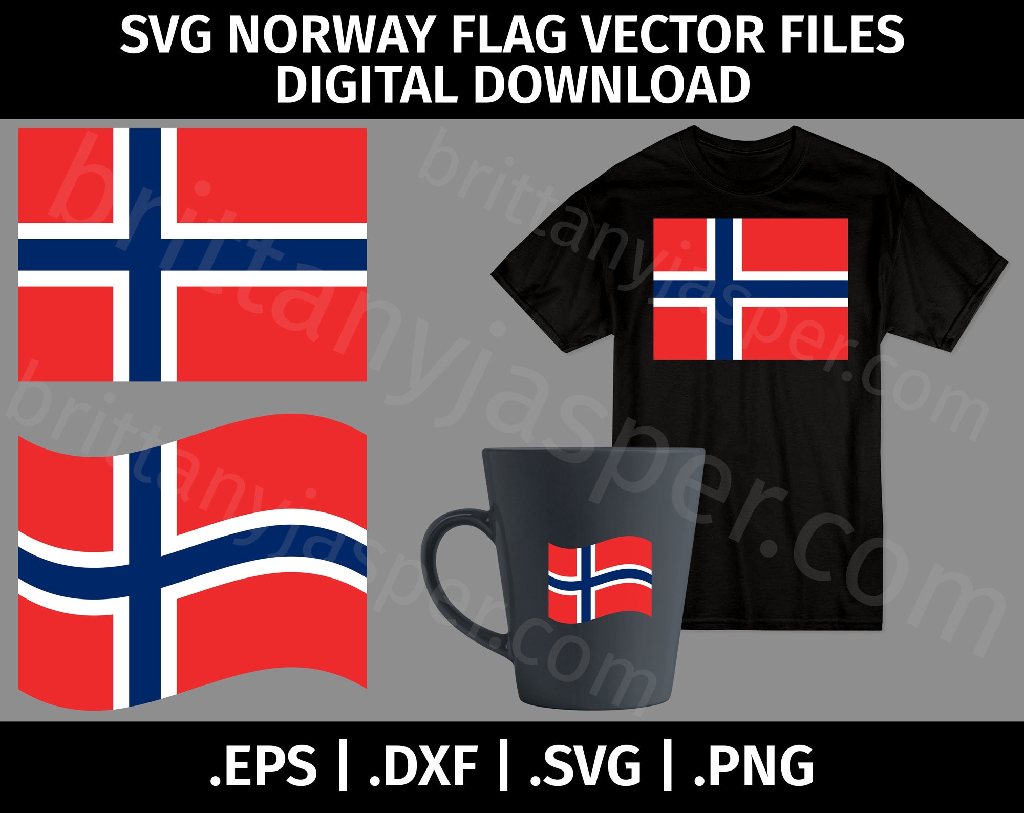 Norwegian Flag Clip Art
