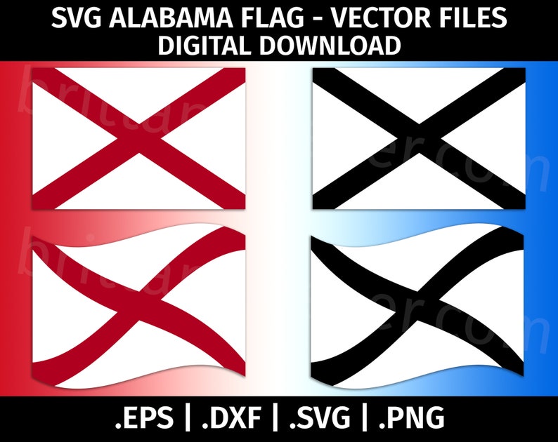 Alabama State Flag Svg Vector Clip Art Cutting Files For Can Alabama State Flag Svg Vector Clip Art Cutting Files For Can