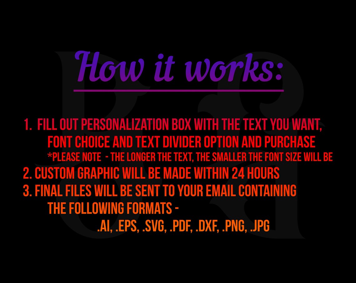 Custom Circle Text - Your Personalized Text Arranged in Circular Format ...