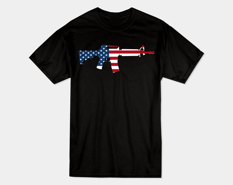 Patriotic Gun Design SVG Vector Clip Art Cut Files for - Etsy